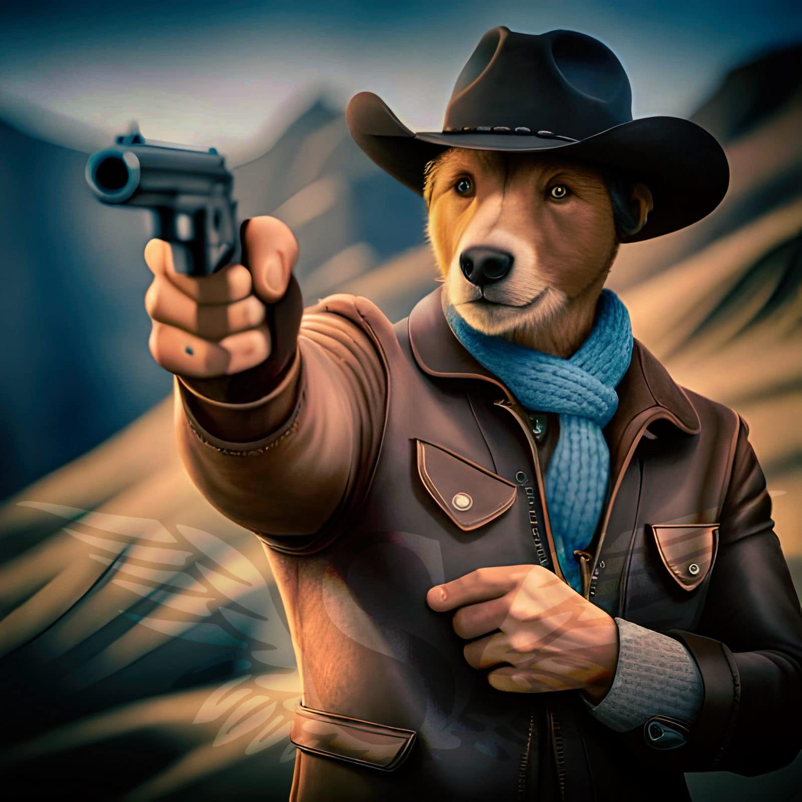 Teddy the Cowboy Bear - NFT collections by Semper Sursum